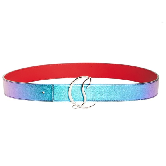 Christian Louboutin | Accessories | Christian Louboutin Logo Buckle ...